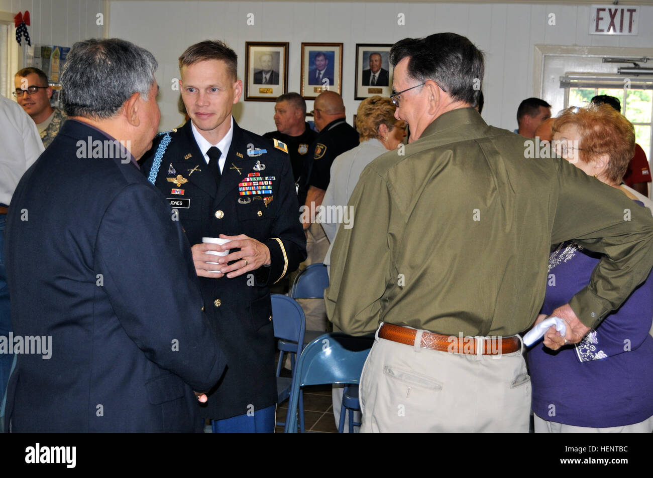 U.S. Army Col. Guy Jones, commander, 4th Brigade Combat Team, 10th ...
