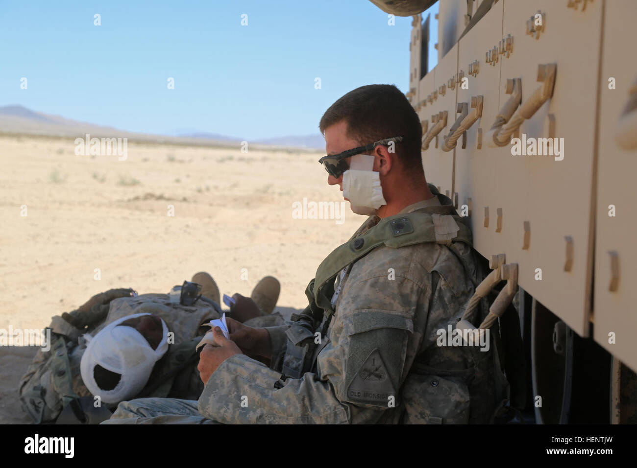 U.S. Army Soldiers from Alpha Company, 1st Battalion 77th Armored ...