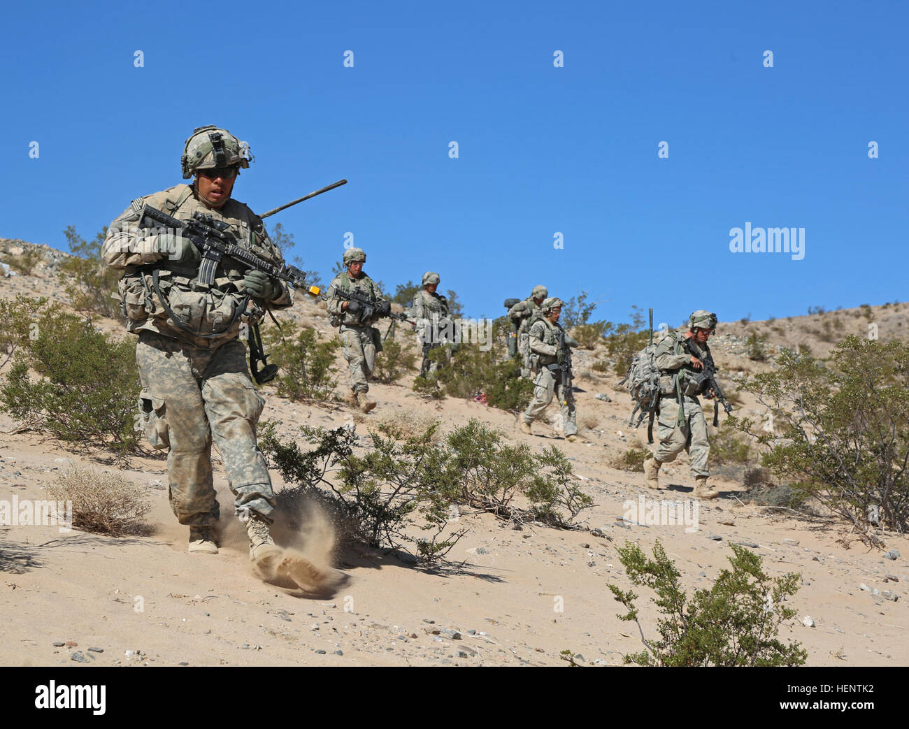 U.S. Army Soldiers from Alpha Company, 1st Battalion 77th Armored ...