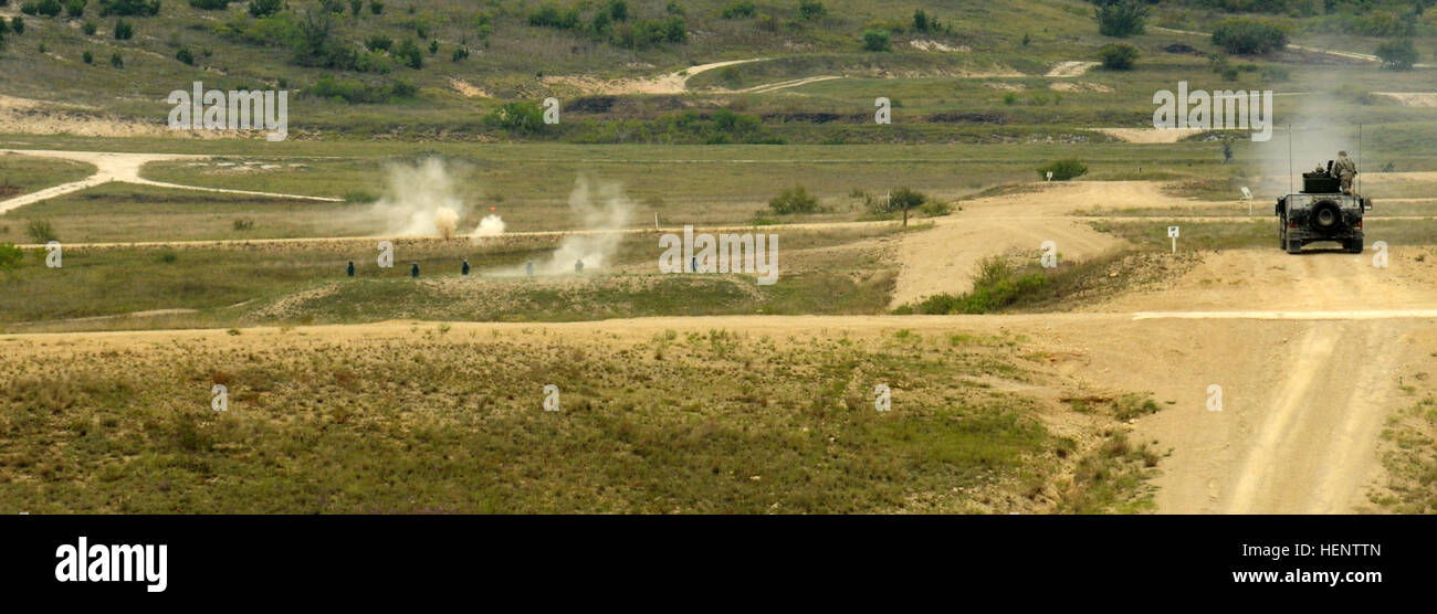 A scout truck crew with the 4th Squadron, 9th Cavalry Regiment “Dark ...
