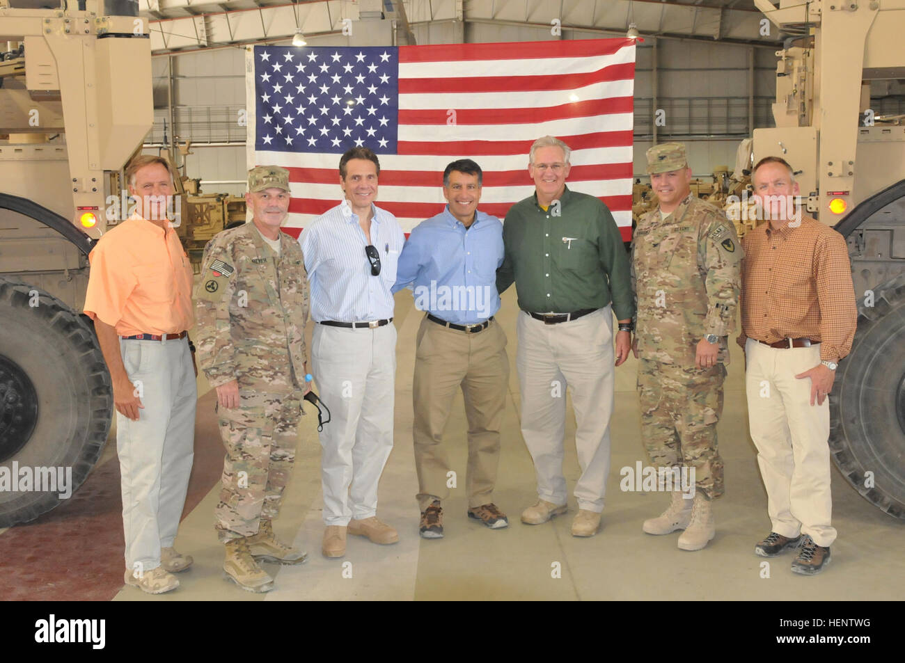 Military and civilian leaders visit the Retrograde Processing Center at ...