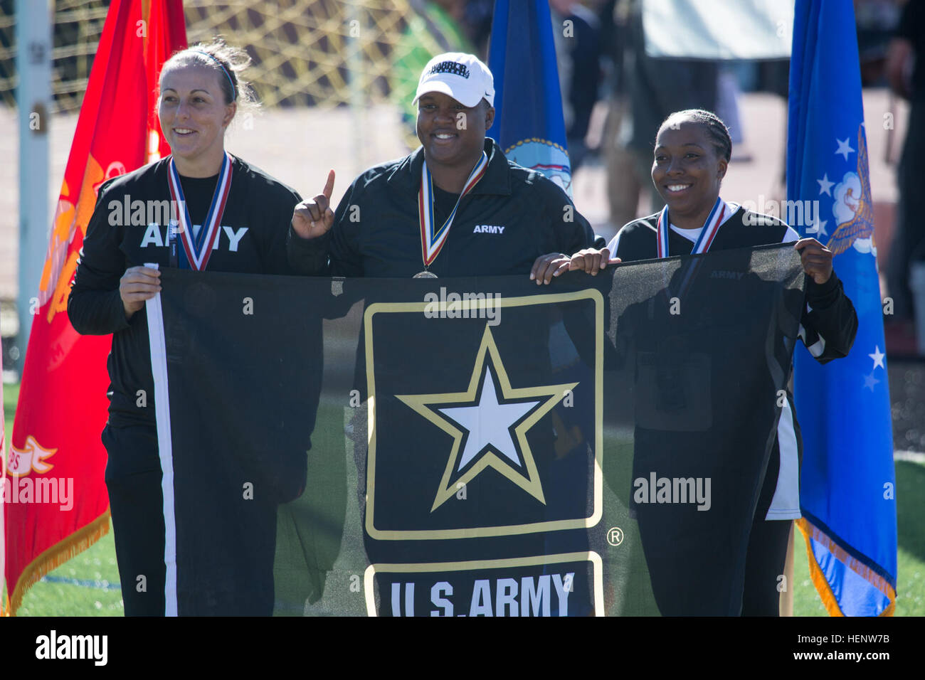 U.S. Army Sgt. Jessica Brennan (left), Warrior Transition Battalion, Fort Gordon, Ga., Sgt ...
