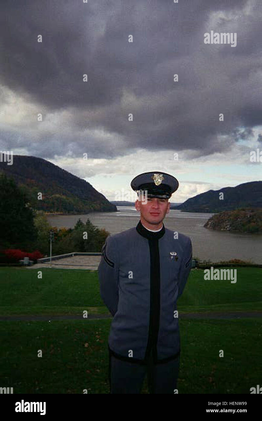 Capt. Jose Jimenez stands on the campus of the United States Military ...