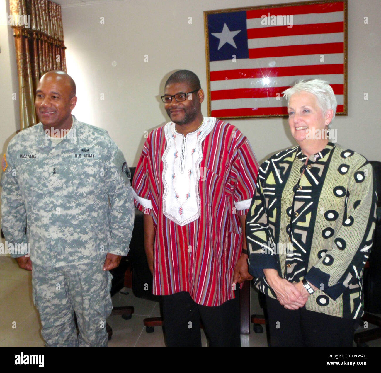 (From left) Maj. Gen. Darryl A. Williams, commander of U.S. Army Africa ...