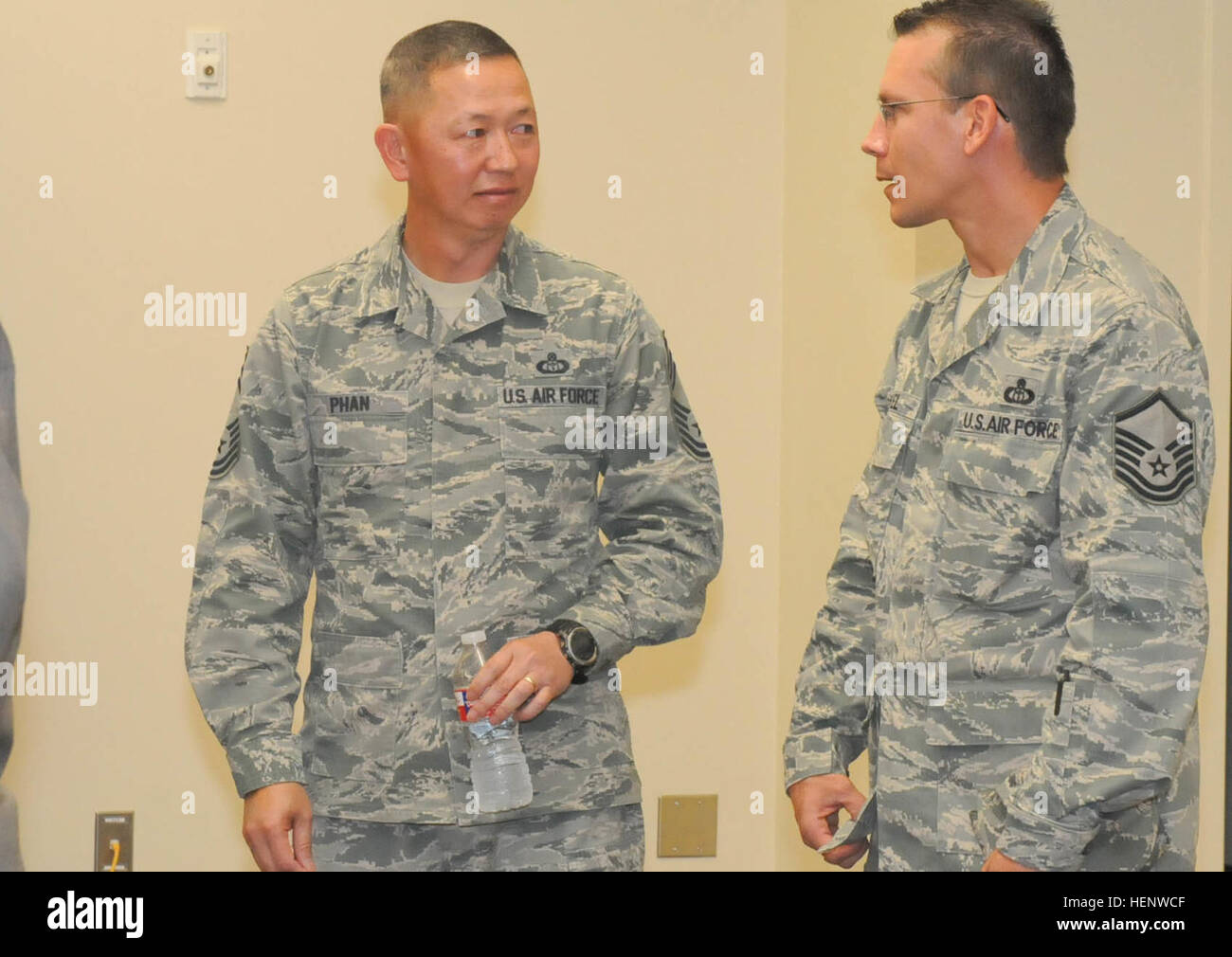 Air Force Chief Master Sgt. Phuoc Phan, the chief enlisted officer for ...