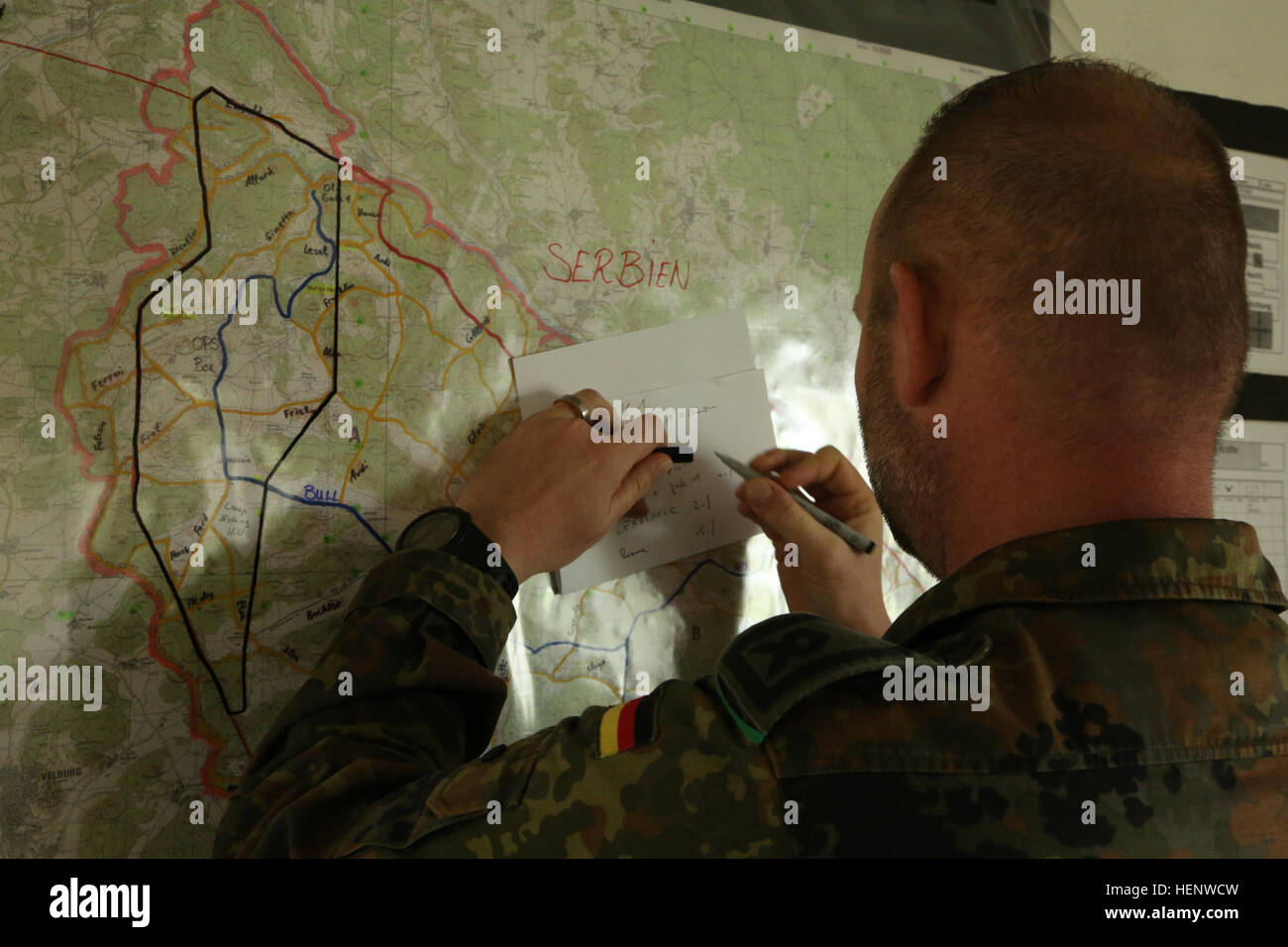 Germany map central area map hi-res stock photography and images - Alamy