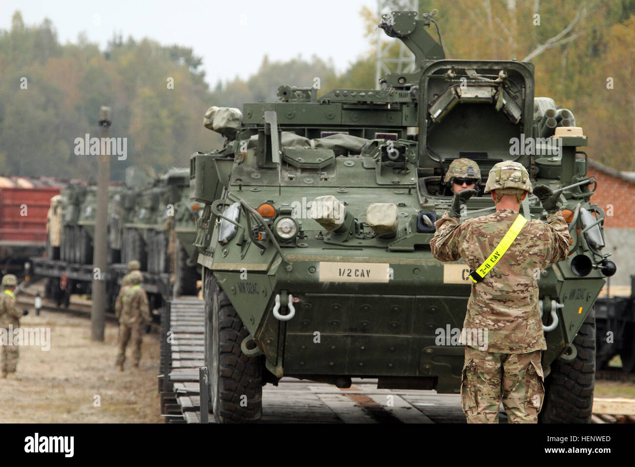 Soldiers from C Troop, 1st Squadron, 2nd Cavalry Regiment, and B ...
