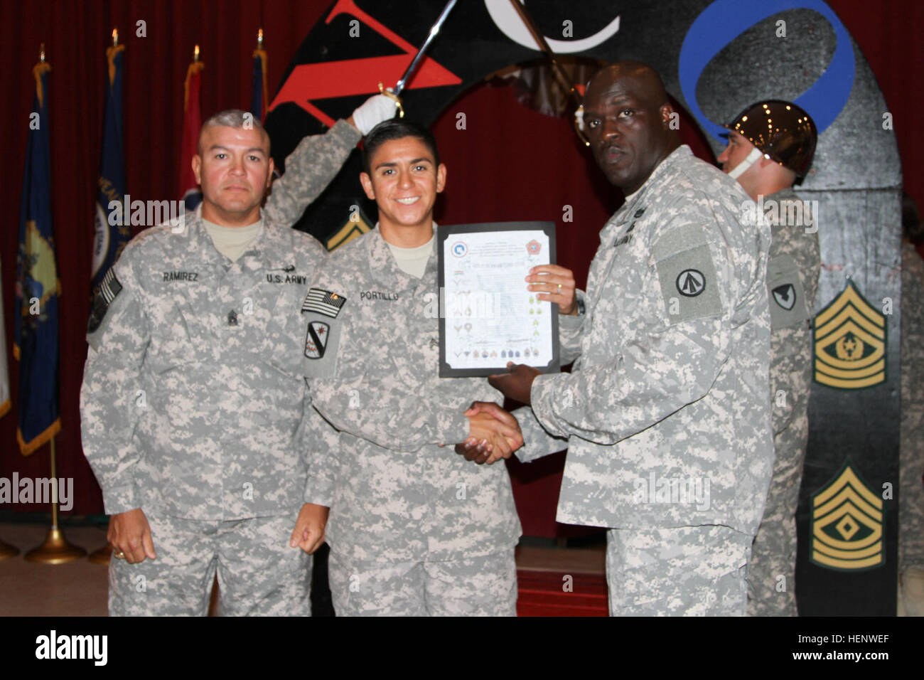 Sgt. Jenny Portillo, 595th Transportation Brigade battle staff NCO ...
