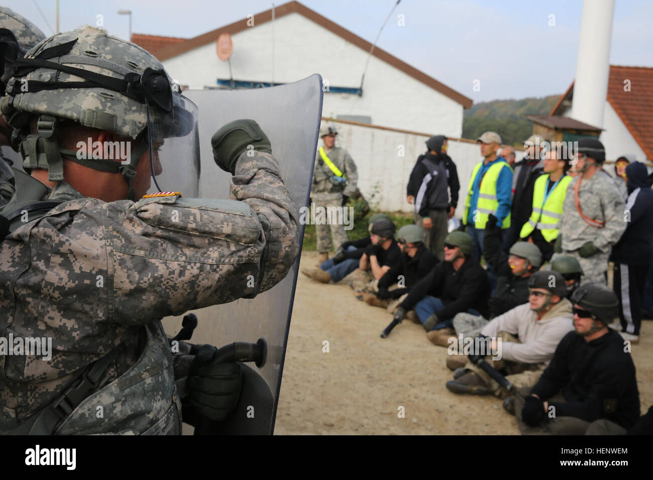 A U.S. Soldier assigned to Alpha Troop, 1st Squadron (Airborne), 40th ...