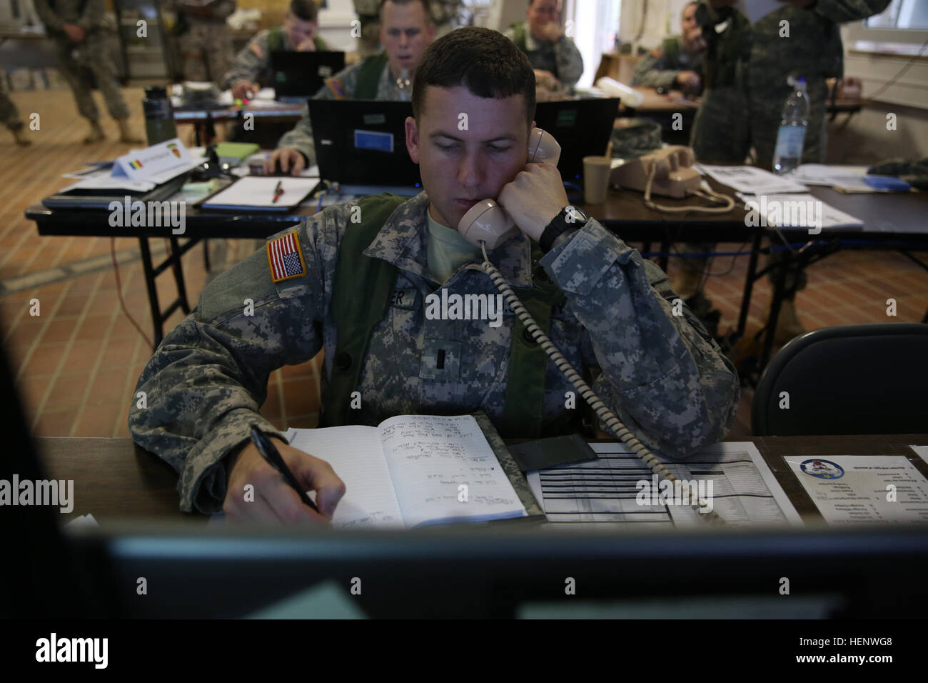 A U.S. Soldier assigned to Alpha Troop, 1st Squadron (Airborne), 40th ...