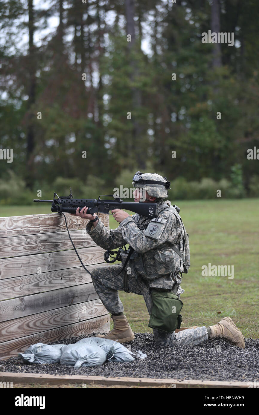 U.S. Army Spc. Keegan Carlson, assigned to the U.S. Army Reserve ...