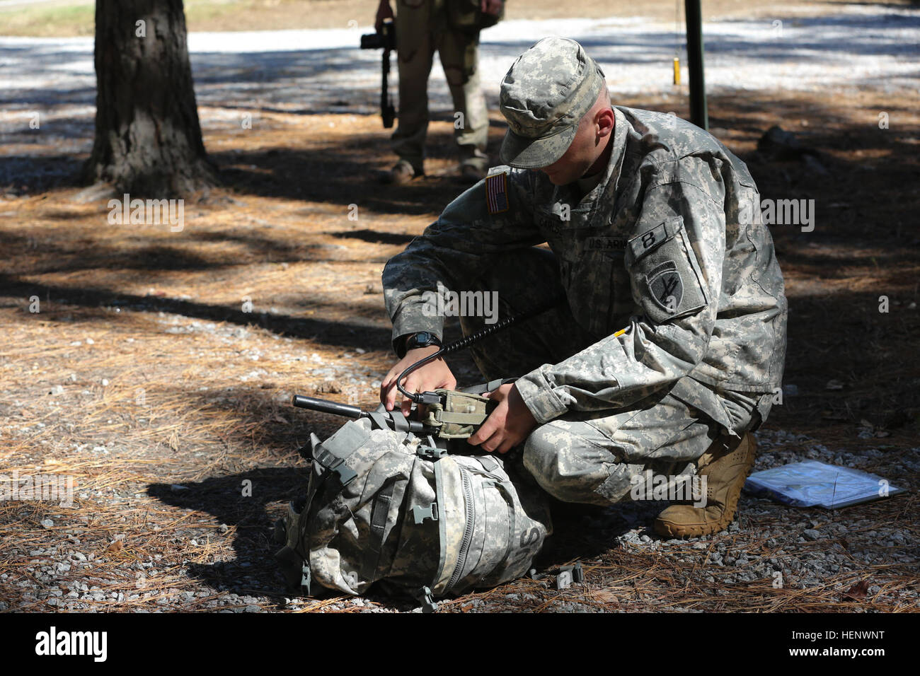 U.S. Army Spc. Keegan Carlson, assigned to the U.S. Army Reserve ...