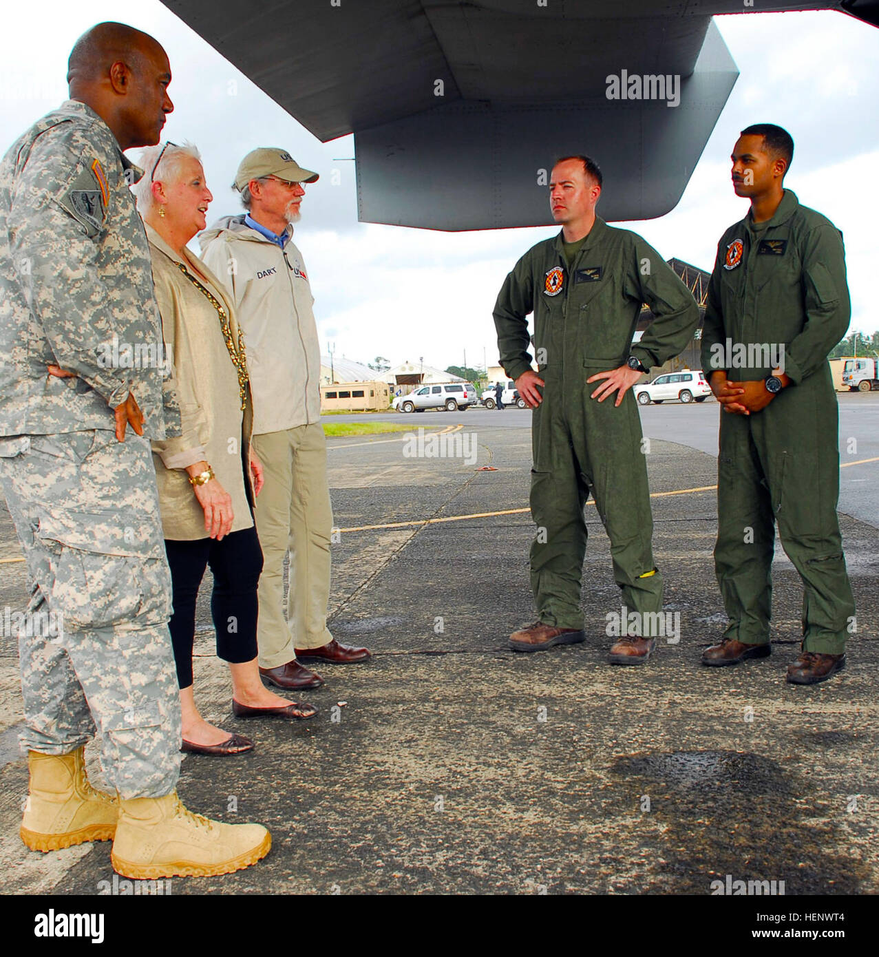 (From left) Maj. Gen. Darryl A. Williams, commander of U.S. Army Africa ...