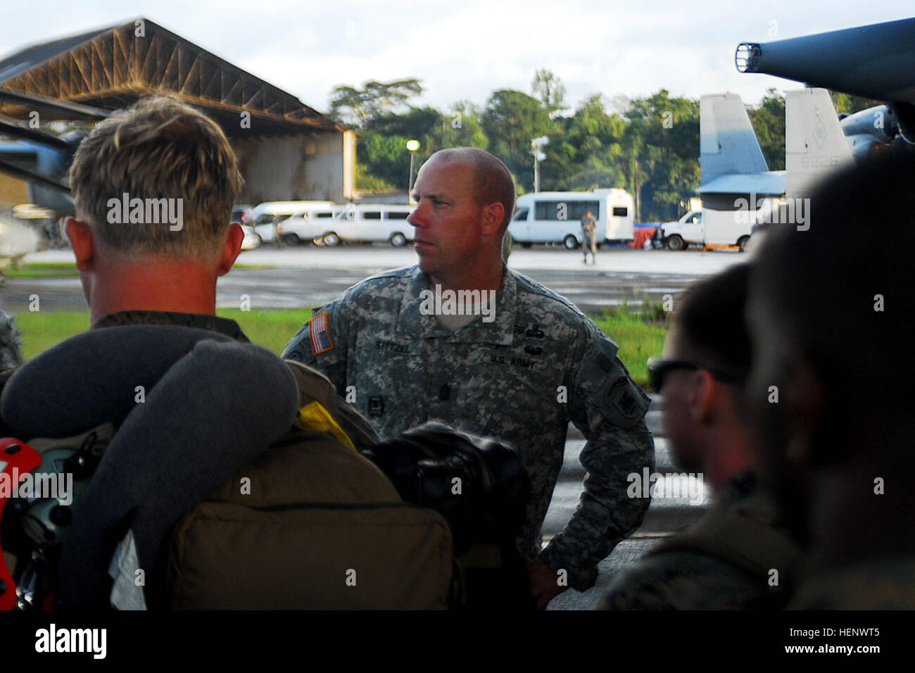 Command Sgt. Maj. Jeffery Stitzel, command sergeant major of U.S. Army ...