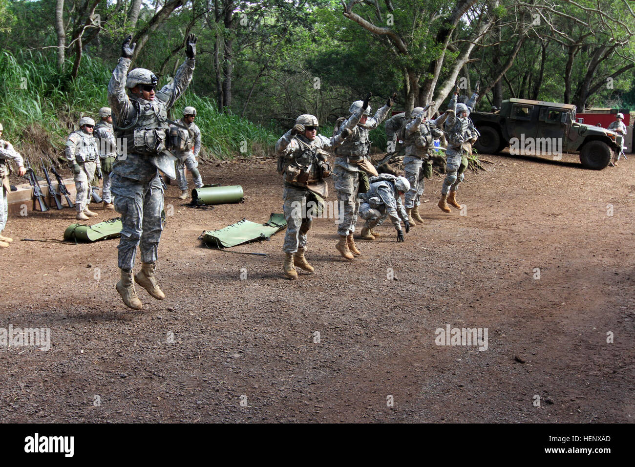 Soldiers from 84th Engineer Battalion, 130th Engineer Brigade, 8th ...