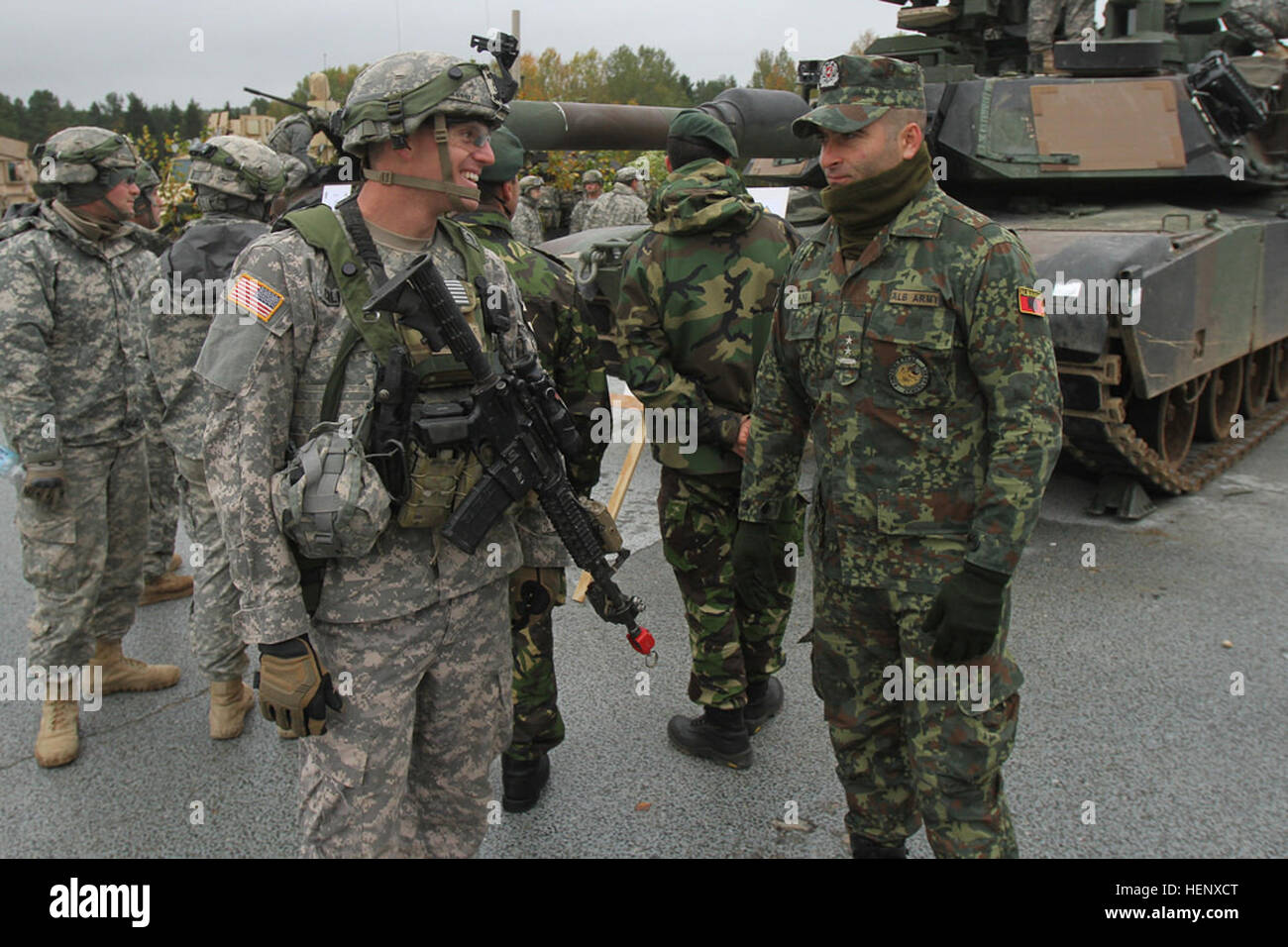 Second Lieutenant Crockett Colbert, left, a platoon leader for 2nd ...