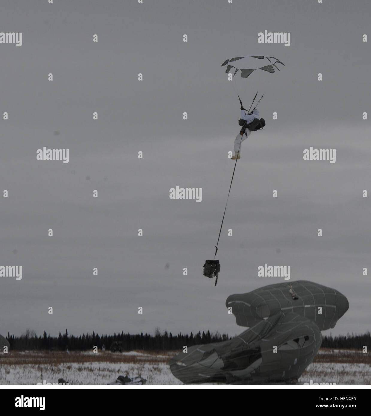 A paratrooper with Able Company, 3rd Battalion (Airborne), 509th ...