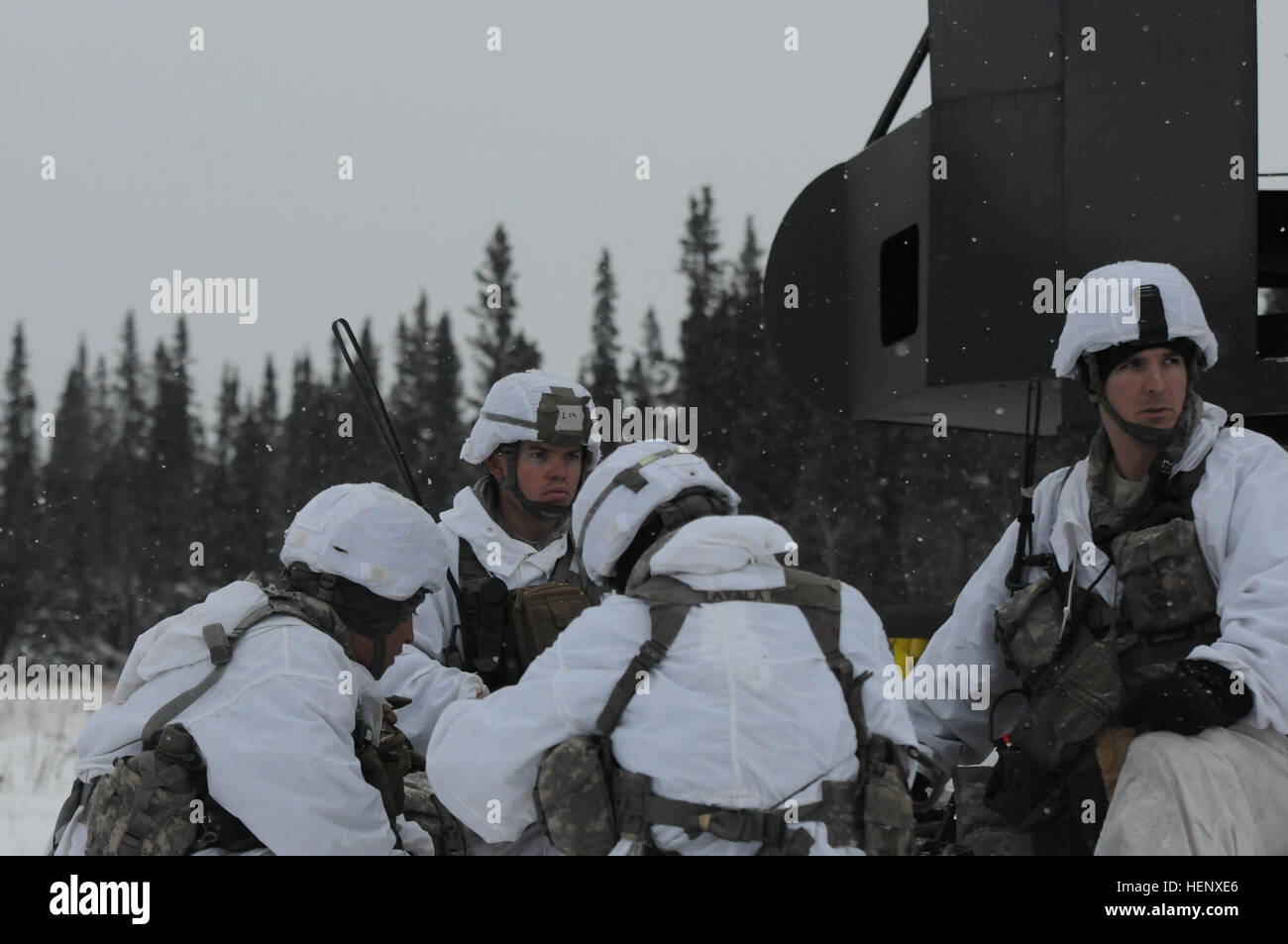 Paratroopers with Able Company, 3rd Battalion (Airborne), 509th ...