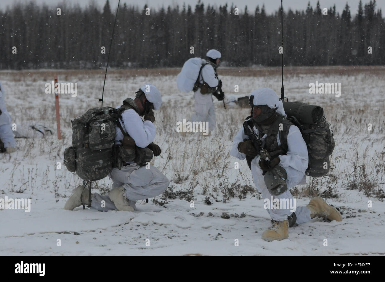 A paratrooper with Able Company, 3rd Battalion (Airborne), 509th ...