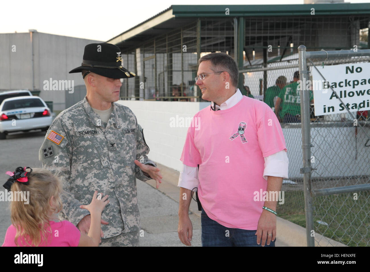 Col. Jeffery Thompson (left), commander of the U.S. Army’s 1st Air ...