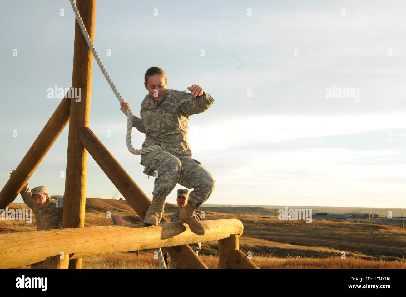 Pfc. Leann Wilson, multiple launch rocket system crew member, 2nd ...