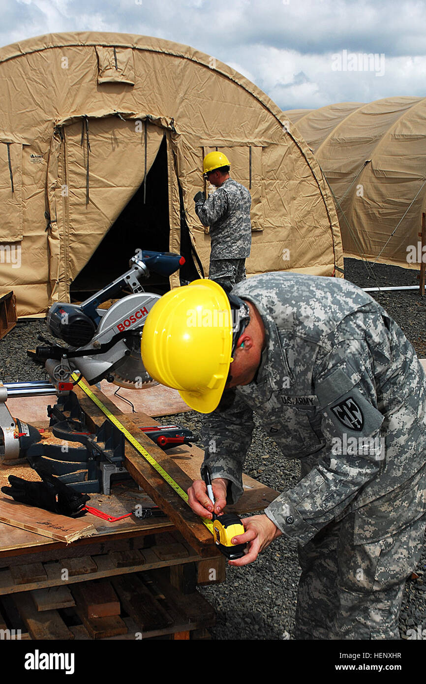 U.S. Army Pfc. Walker Prinz, an engineer with Joint Forces Command ...