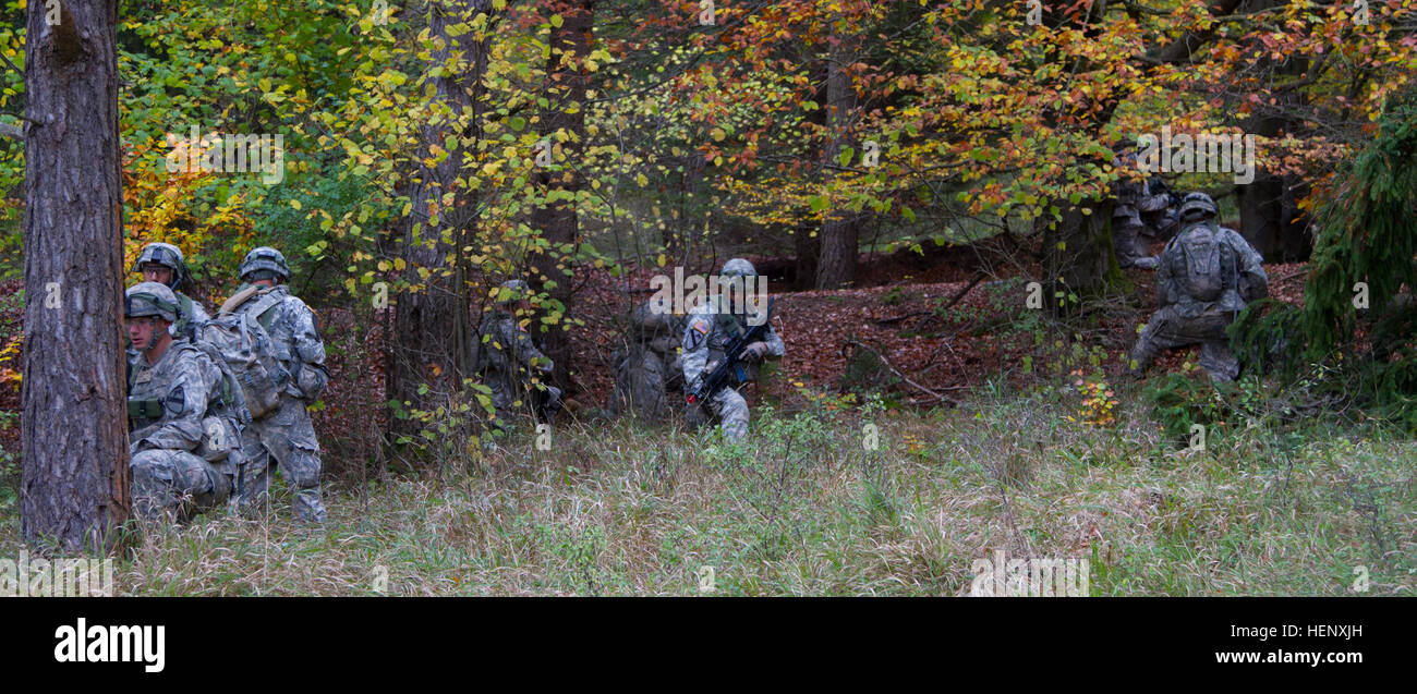 Infantrymen from 2nd Brigade, 12th Cavalry Regiment, 1st Brigade Combat ...