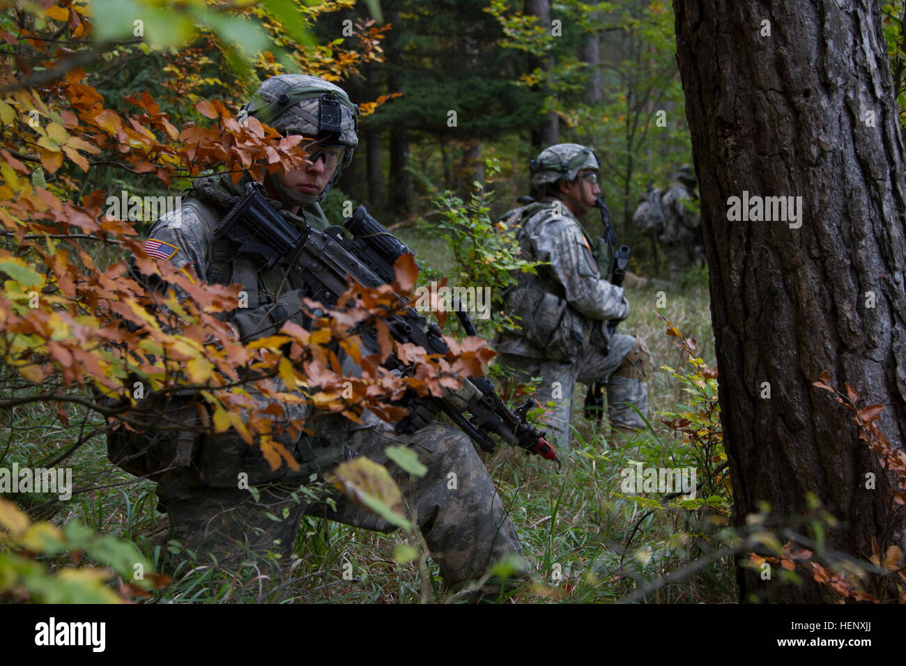 Infantrymen from 2nd Brigade, 12th Cavalry Regiment, 1st Brigade Combat ...