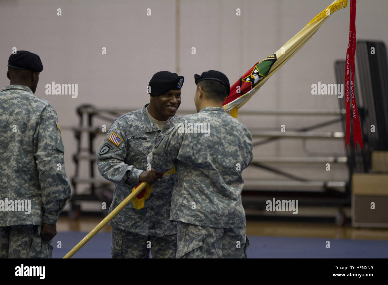 Command Sgt. Maj. Christopher T. Crawford, the outgoing senior adviser ...