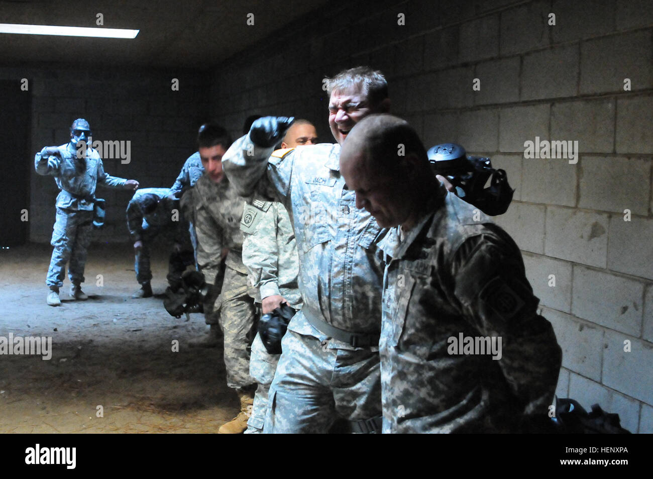 Paratroopers assigned to 127th Engineer Battalion, 1st Brigade Combat ...