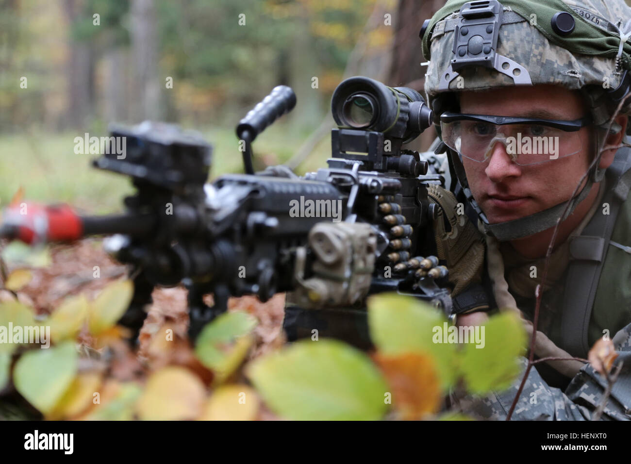U.S. Army Pvt. Jordan Gott of Bravo Company, 2nd Battalion, 12th ...