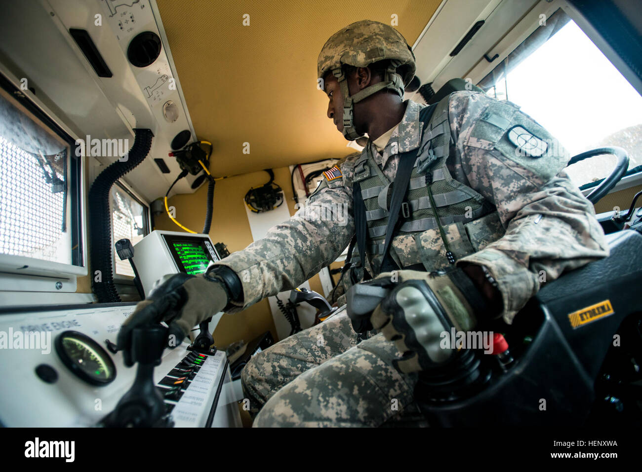 Sgt. Maurice Dildy, of Sherwood, Ark., with the 364th Engineer Platoon ...