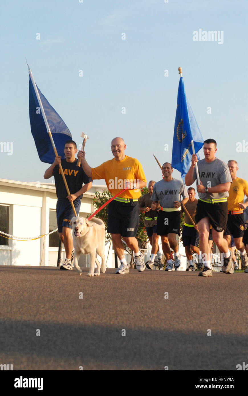 (GUANTANAMO BAY, Cuba) Navy Rear Adm. Mark H. Buzby, outgoing Joint ...