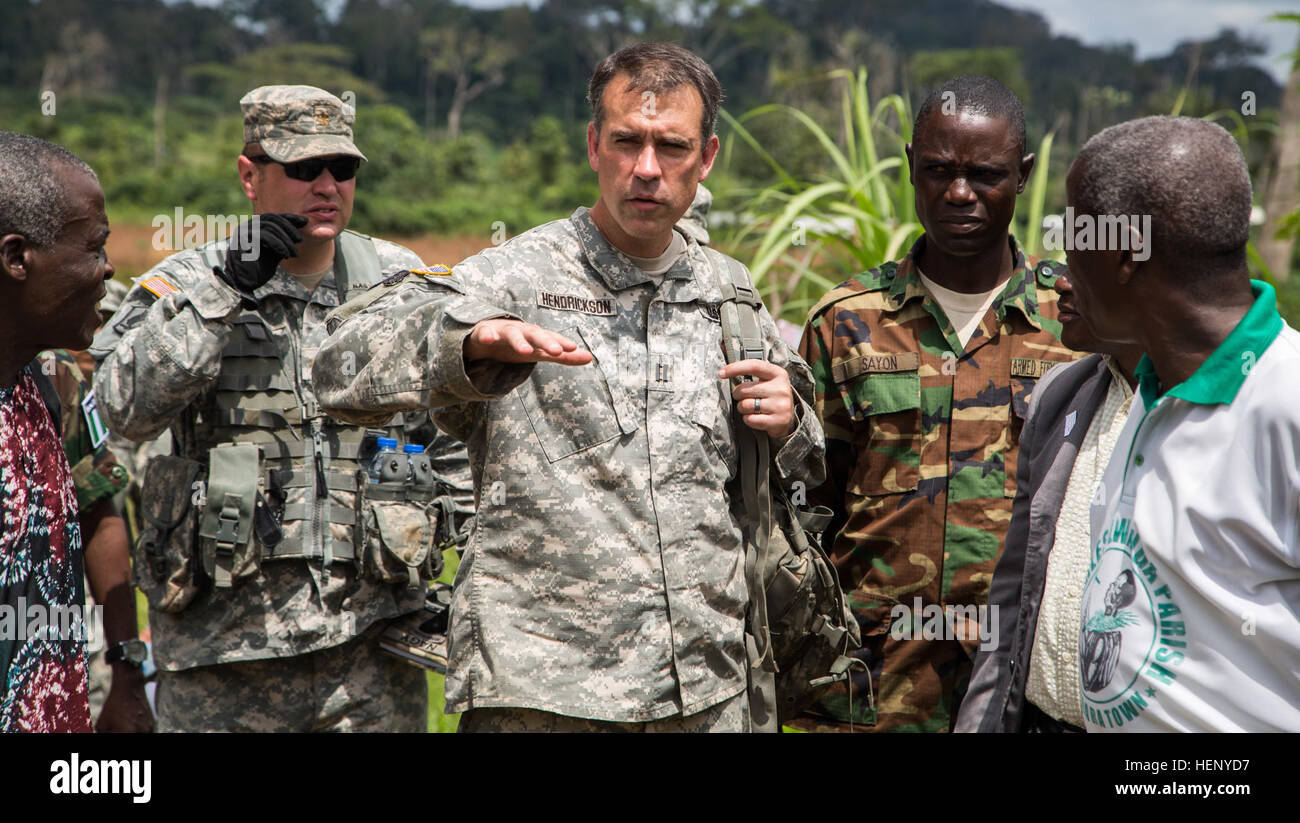 Capt. Peter Hendrickson, civilian-military liaison part of a recon team ...