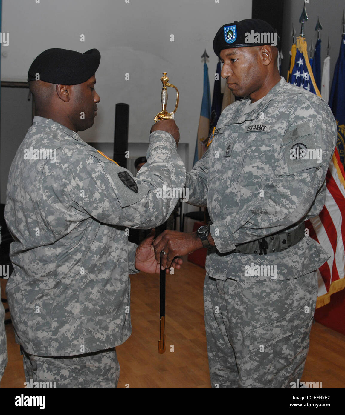 Sergeant of the Guard, Master Sgt. Ernesto Bryce, 598th Transportation ...