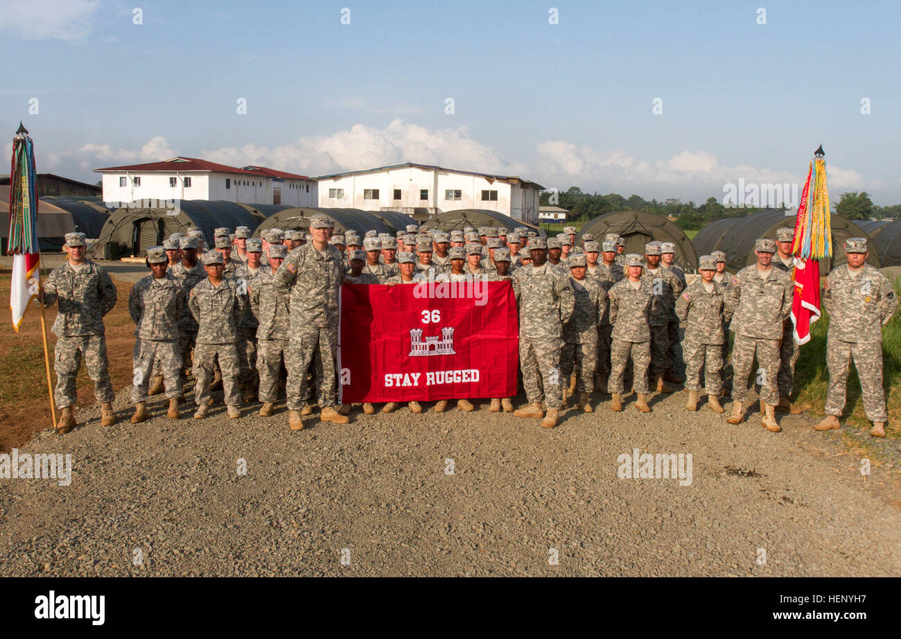 Soldiers from the 36th Engineer Brigade Headquarters from Fort Hood ...