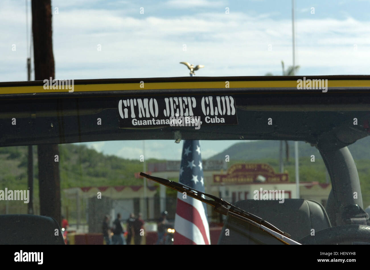 GUANTANAMO BAY, Cuba- Members of the GTMO Jeep Club and Motorcycle Club ...