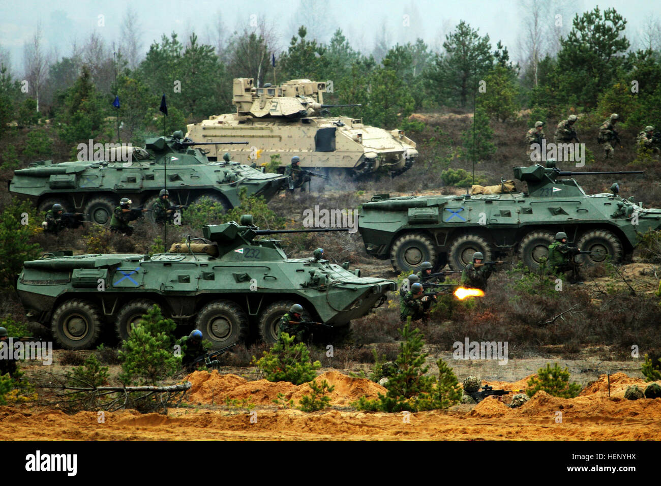 U.S. Soldiers from 2nd Battalion, 8th Cavalry Regiment, 1st Brigade ...