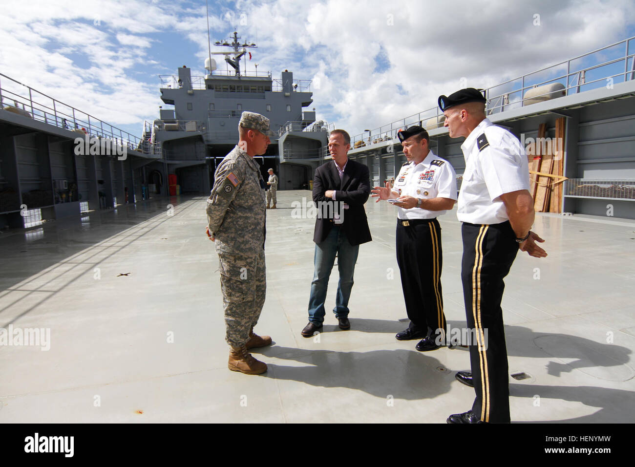 Army logistic support vessel lt gen william b bunker hi-res stock ...