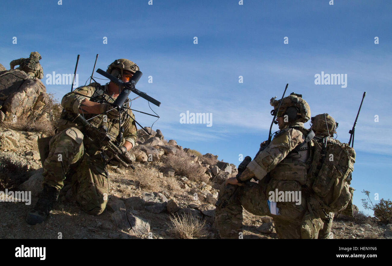 U.S. Army Rangers from Alpha Company, 1st Battalion, 75th Ranger ...