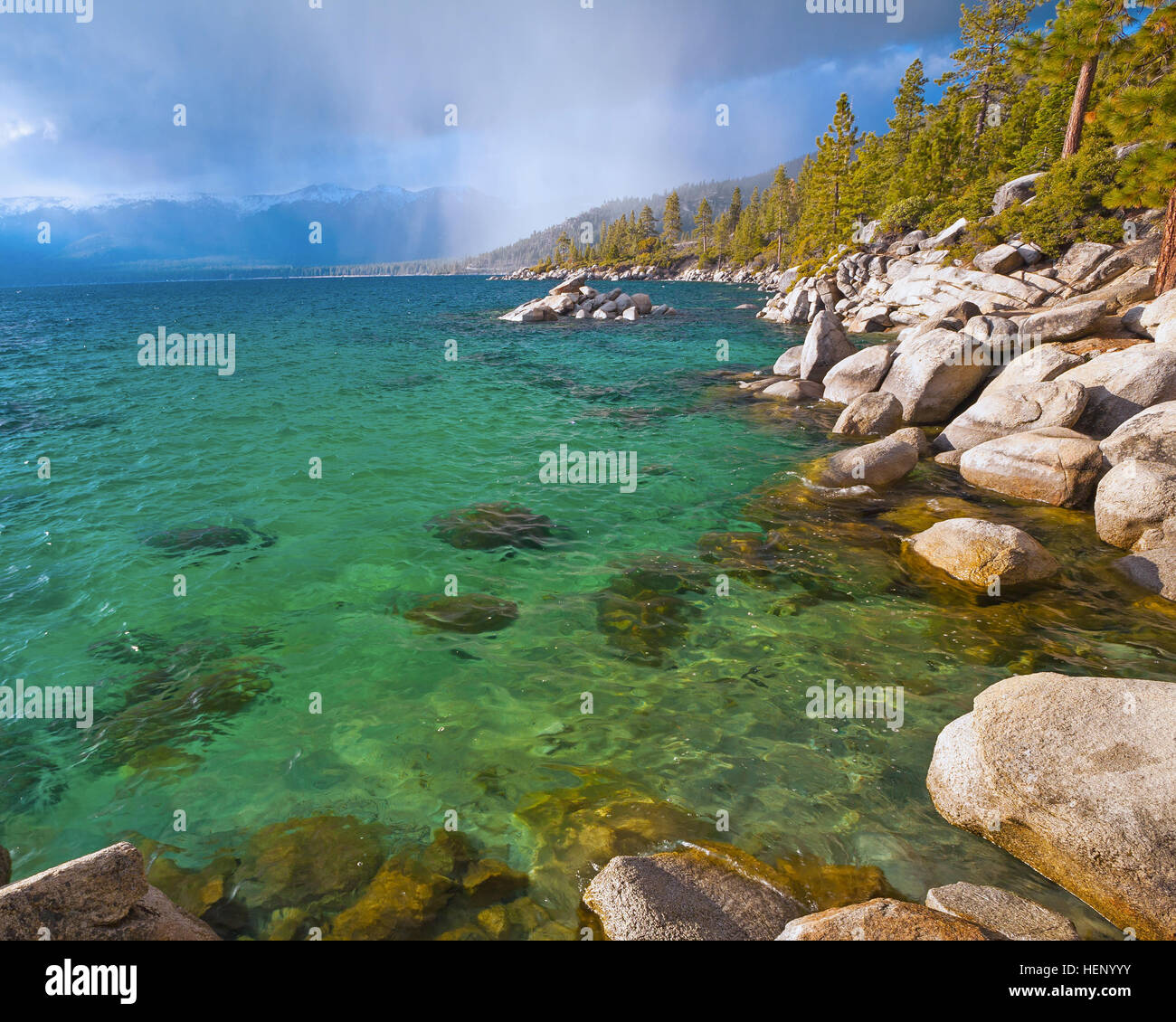 North Lake Tahoe Scene Stock Photo - Alamy