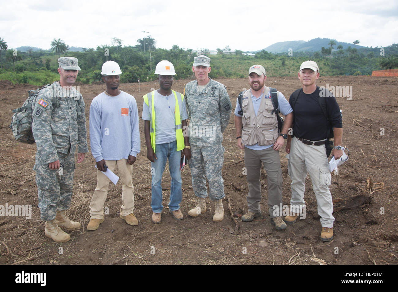 From left, Lt. Col. Michael Baker, commander of the 62nd Engineer ...