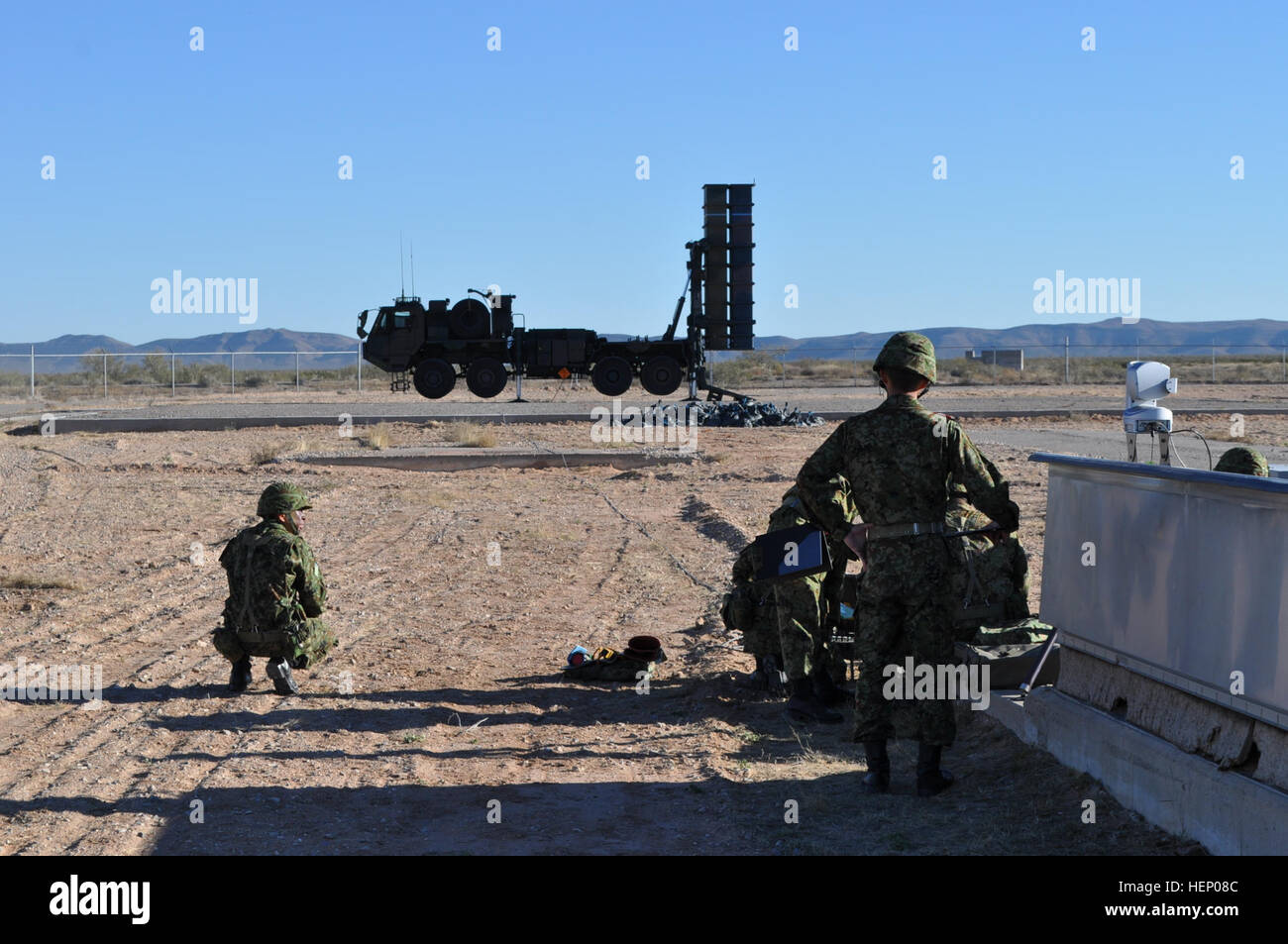 Soldiers in the Japanese Ground Self Defense Force conduct preparations ...