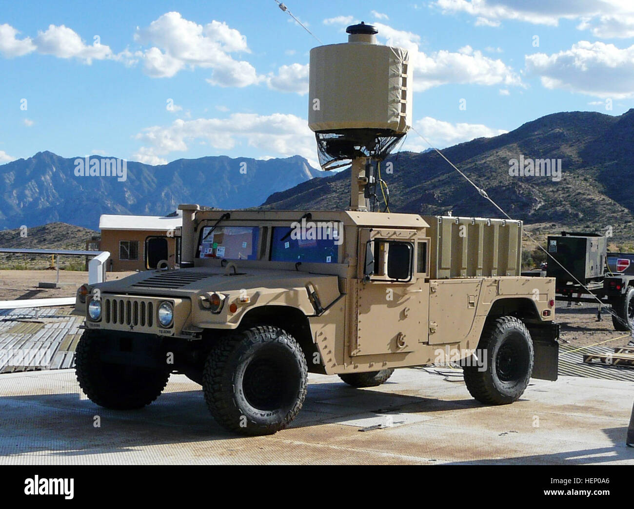 Lightweight Counter Mortar Radar (LCMR Stock Photo - Alamy
