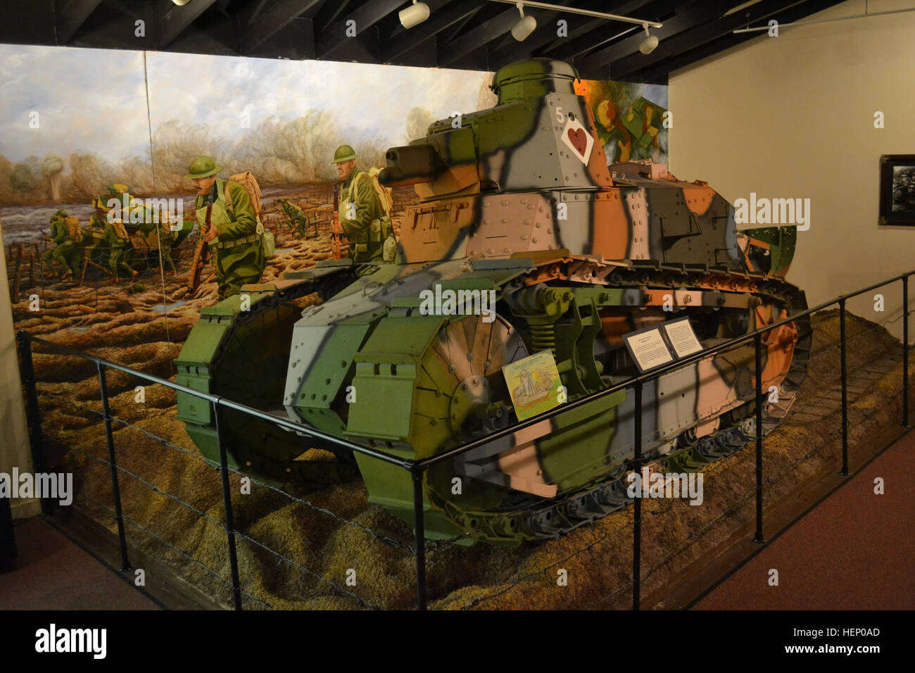 French-made Renault FT-17 Light Tank saw combat in World War I before ...