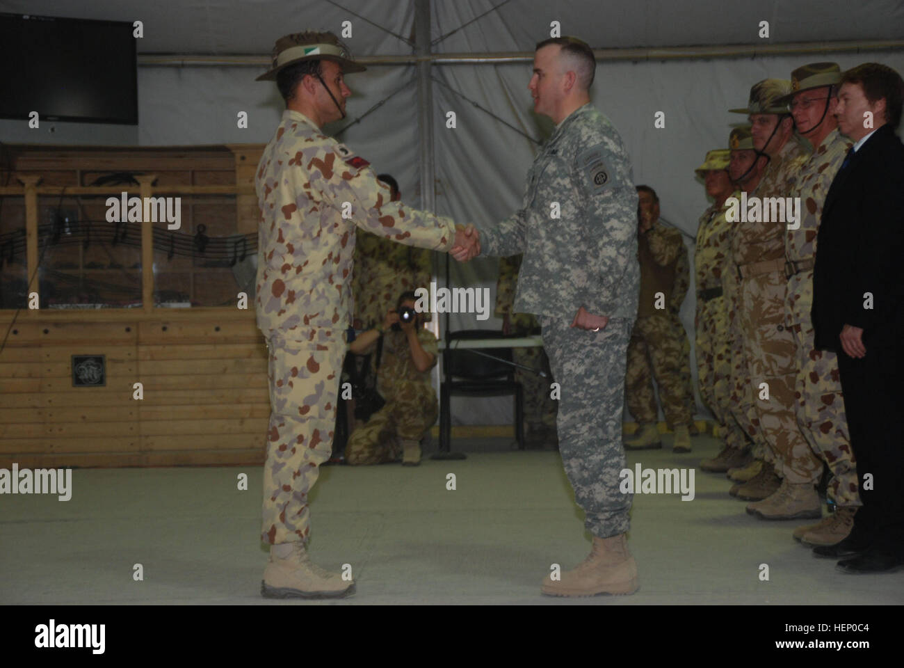 Lt. Col. Chris Websdane, commander of Australian Over watch Battle ...