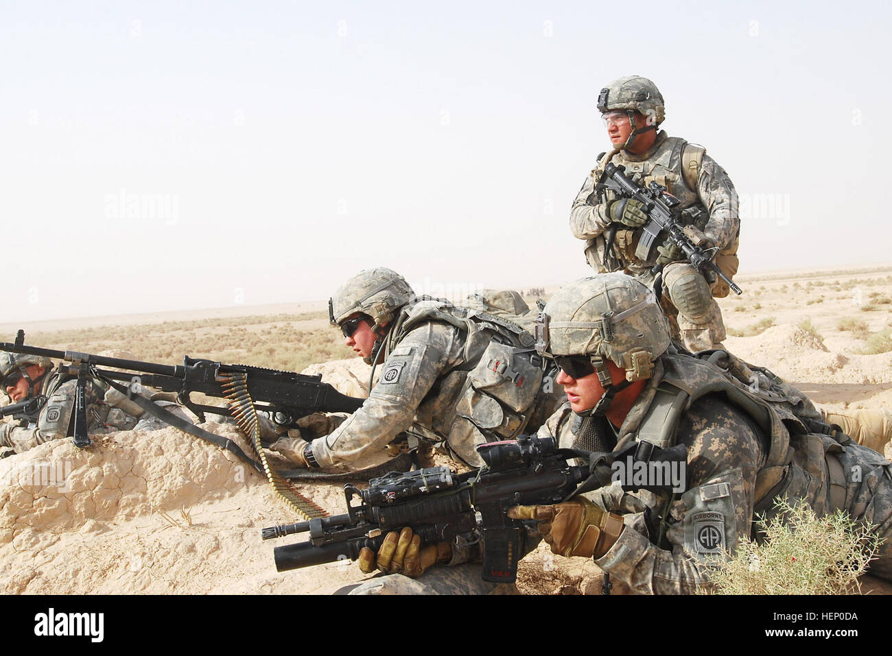 Paratroopers from K Troop, 5th Squadron, 73rd Cavalry, 82nd Airborne ...