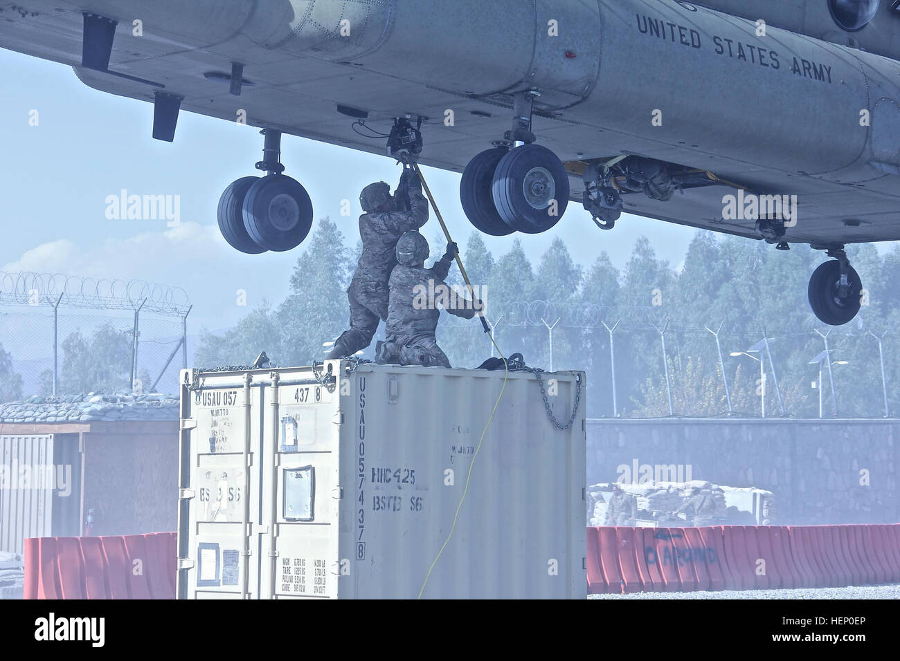 Two air assault-qualified soldiers assigned to 3rd Cavalry Regiment ...