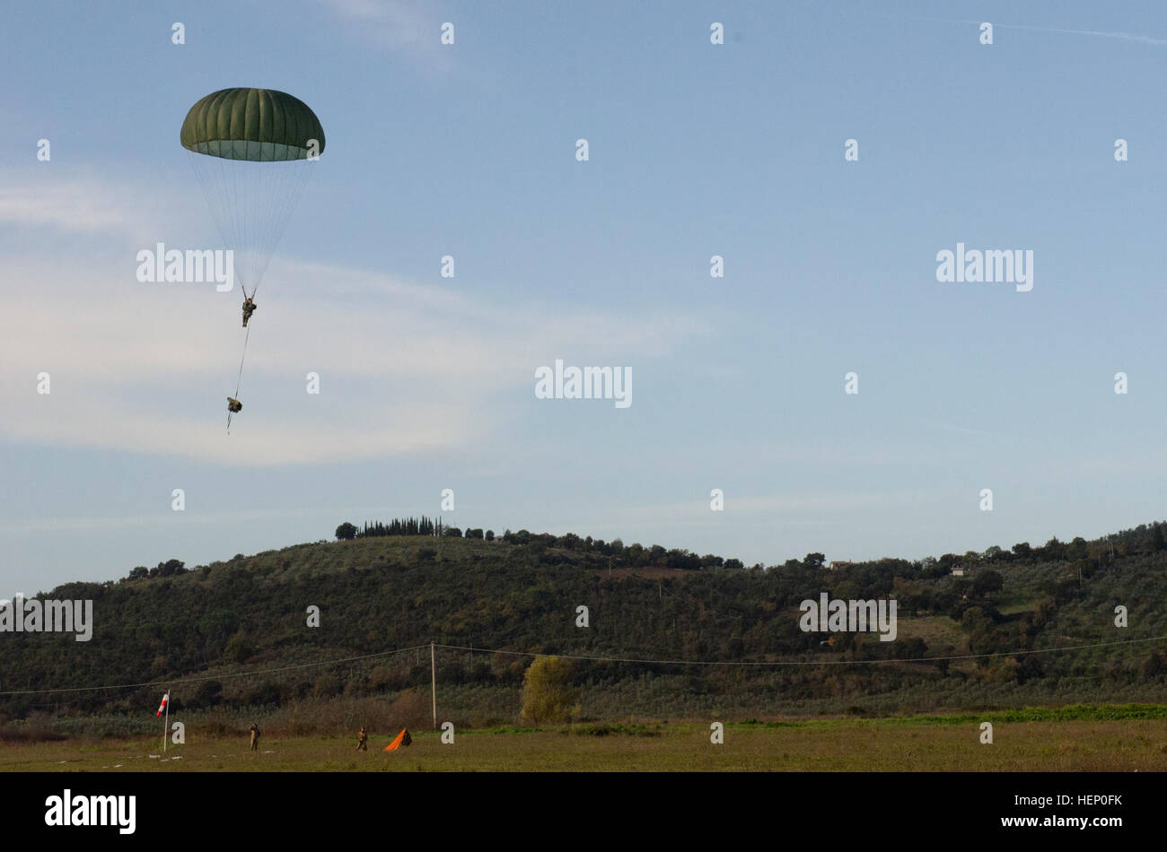 An American paratrooper from 1st Battalion, 503rd Infantry Regiment ...