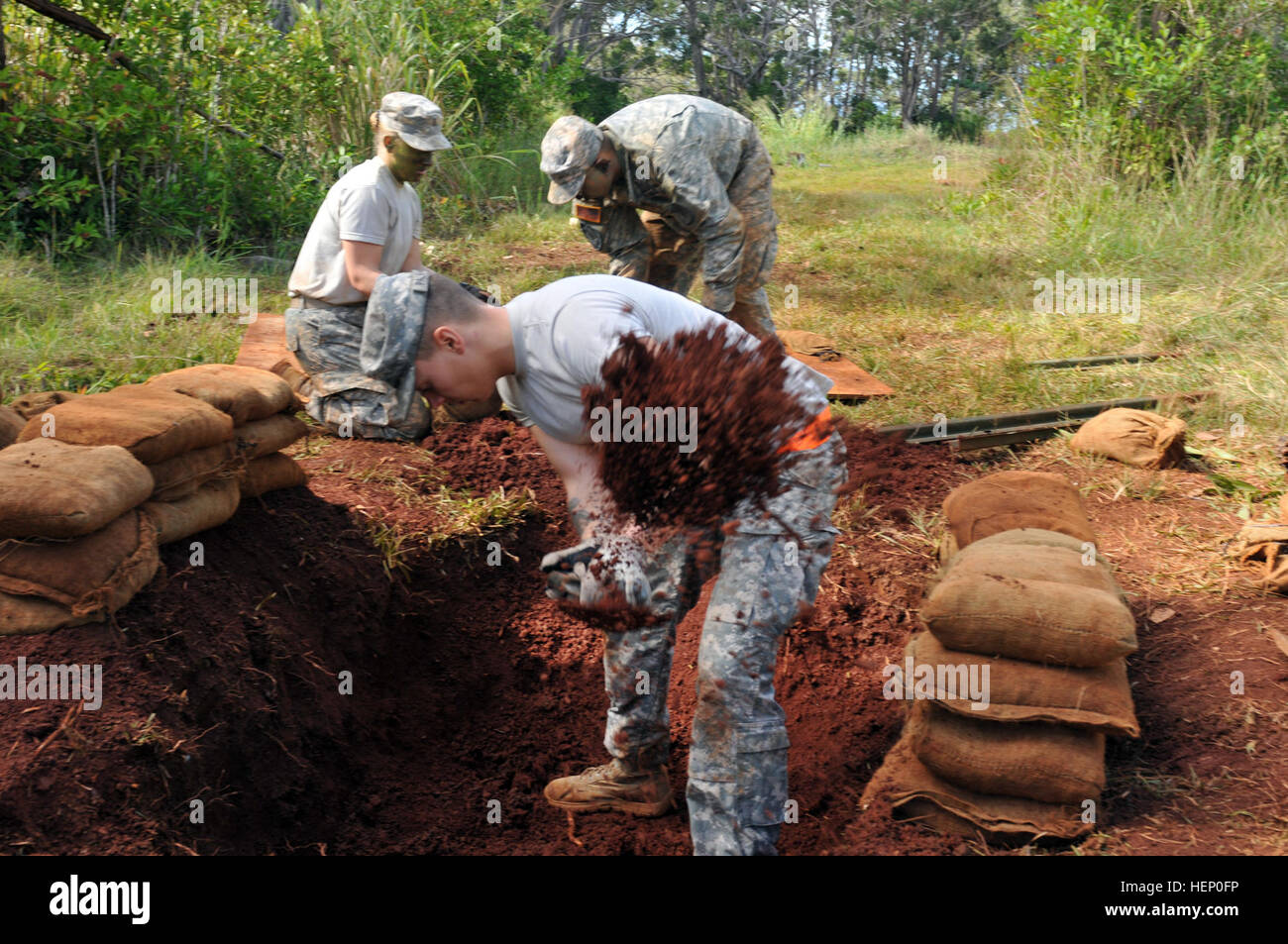 Teams from within the 45th Special Troops Battalion, 8th Military ...